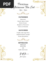 Blue Box Café Menu Overview | PDF | Salad | Foods