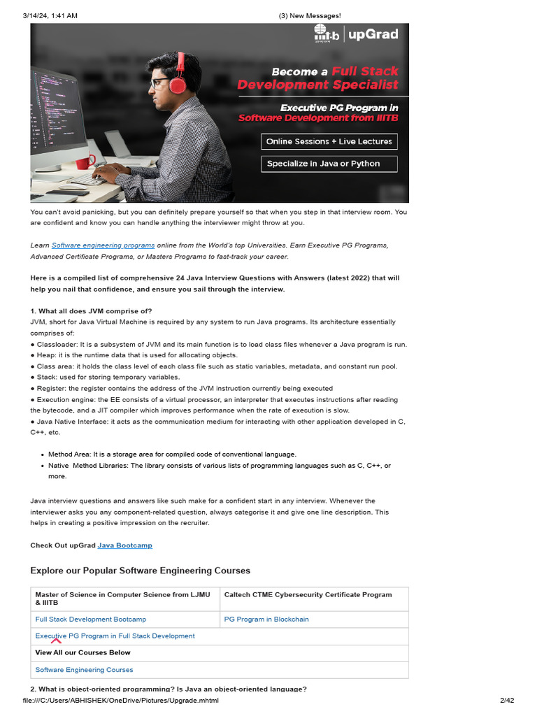 Upgrade Question Pdf Programming Constructor Object Oriented 5826