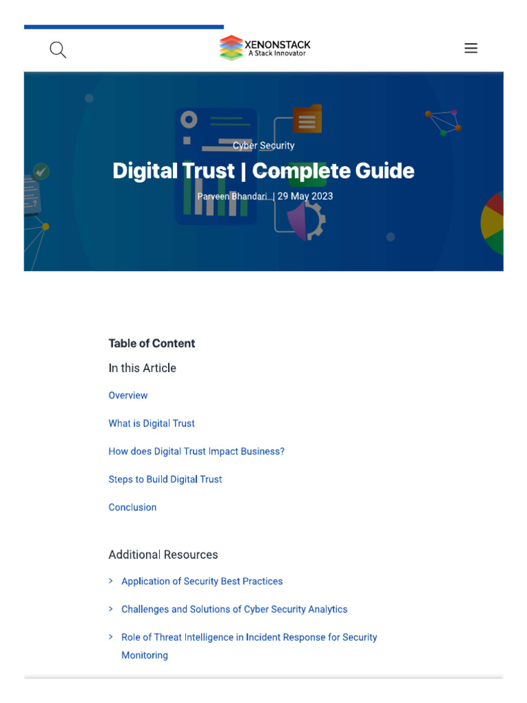 Digital Trust | PDF