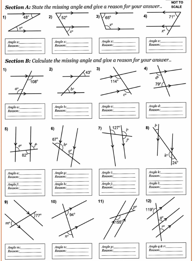 Missing Angle Calculation Guide | PDF | Teaching Methods & Materials