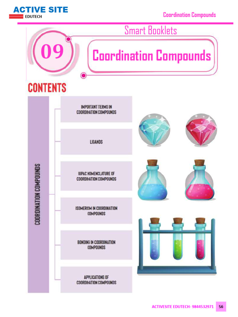 Coordination Compounds Overview | PDF | Coordination Complex | Ligand