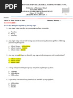 THIRD-QUARTER-Periodical Test Grade 1 | PDF