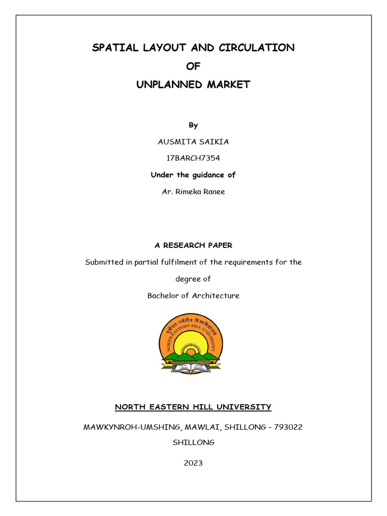 Unplanned Market Circulation Study | PDF | Market (Economics ...