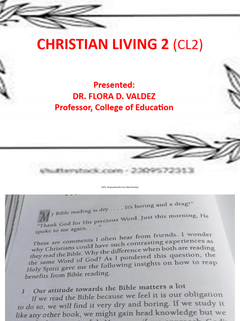 Reaping Benefits From Bible Reading | PDF