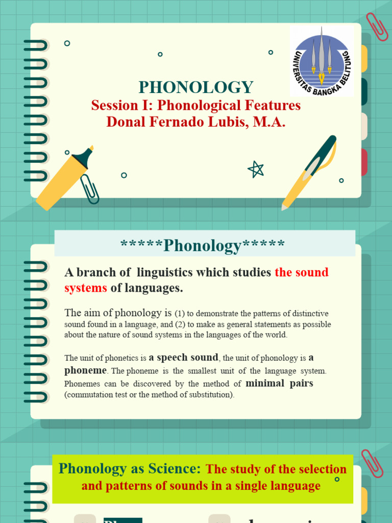 Session 9 Phonological Features | PDF | Phoneme | Phonology