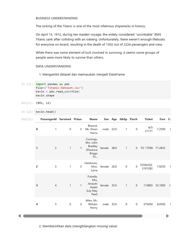 Titanic Survival Data Analysis | PDF | Dependent And Independent Variables | Applied Mathematics