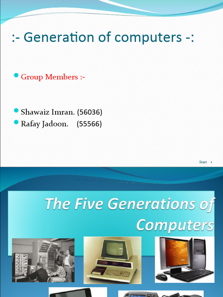 Five Generation of Computers | PDF | Integrated Circuit | Microprocessor