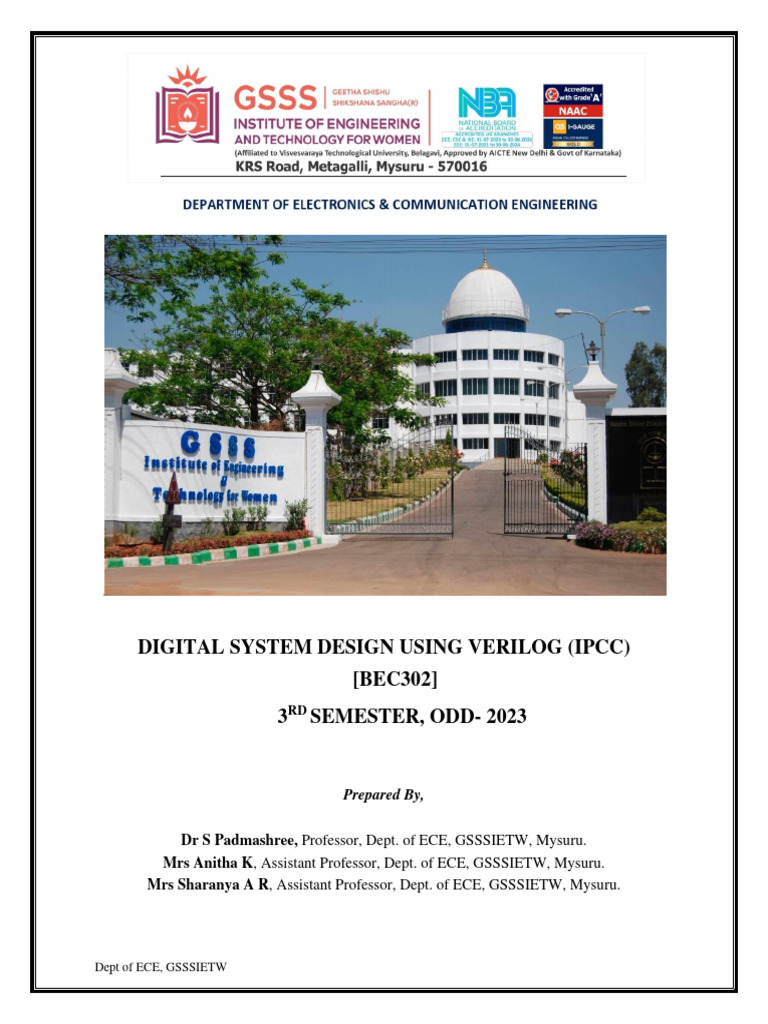 Bec302 Notes | PDF | Logic Gate | Engineering