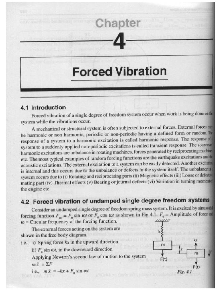 25. Forced Vibrations | PDF
