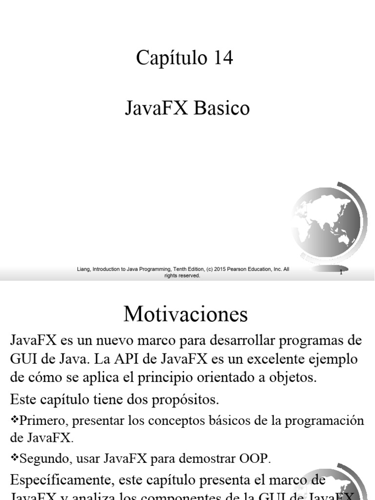 Presentacion14 - JavaFx Basico | PDF | Interfaces gráficas de usuario | Lenguaje de modelado ...