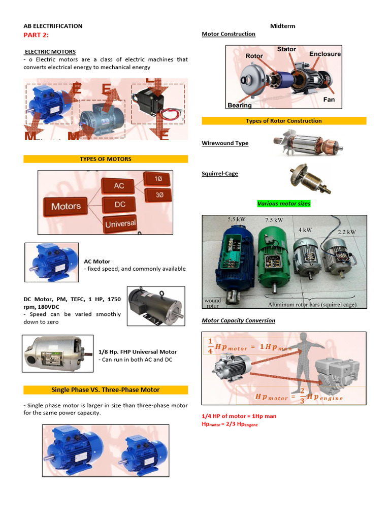 PART 2 | PDF | Electric Motor | Switch