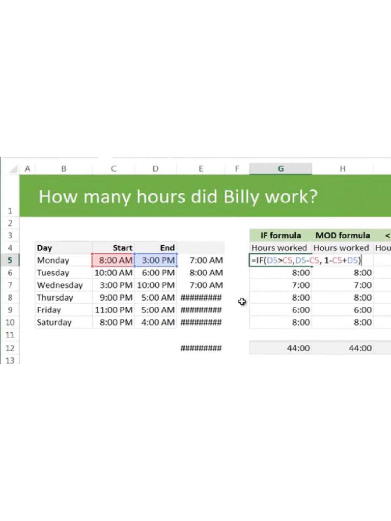 Excel Formula 1 | PDF