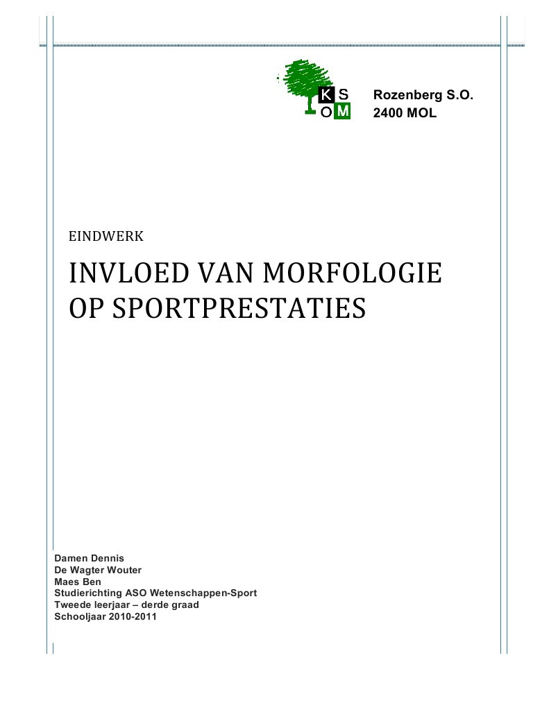 Eindwerk 6M Dennis | PDF