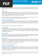 UN Salary Scale Categories | PDF