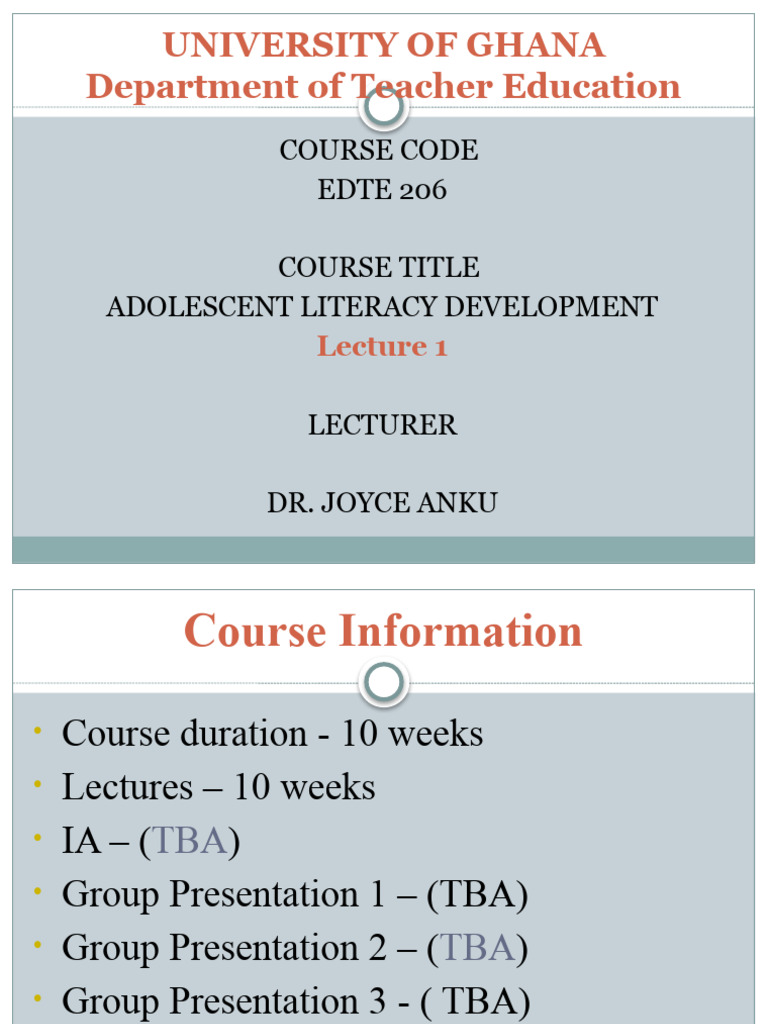 Dte 206 Lecture 1 Adolescent Literacy Development Download Free Pdf Adolescence Learning