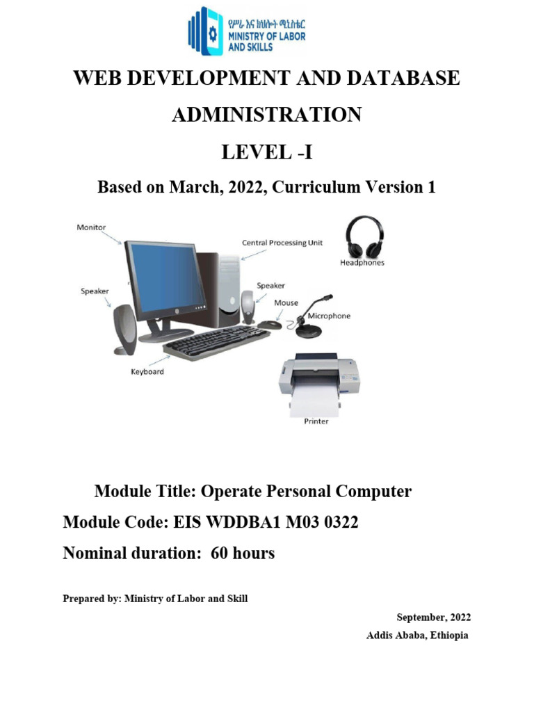Web Development and Database Administration | PDF | Power Supply ...