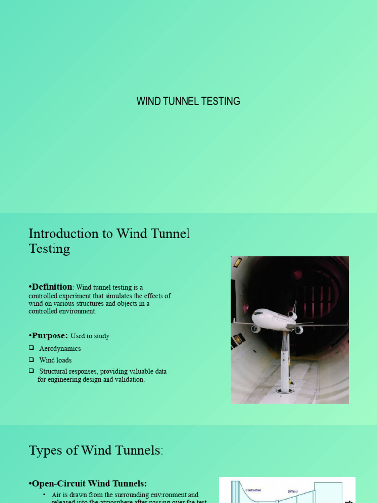 Wind Tunnel Testing | PDF | Wind Tunnel | Aerodynamics