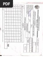 Sample Answer Sheet For CS Exam PDF | PDF