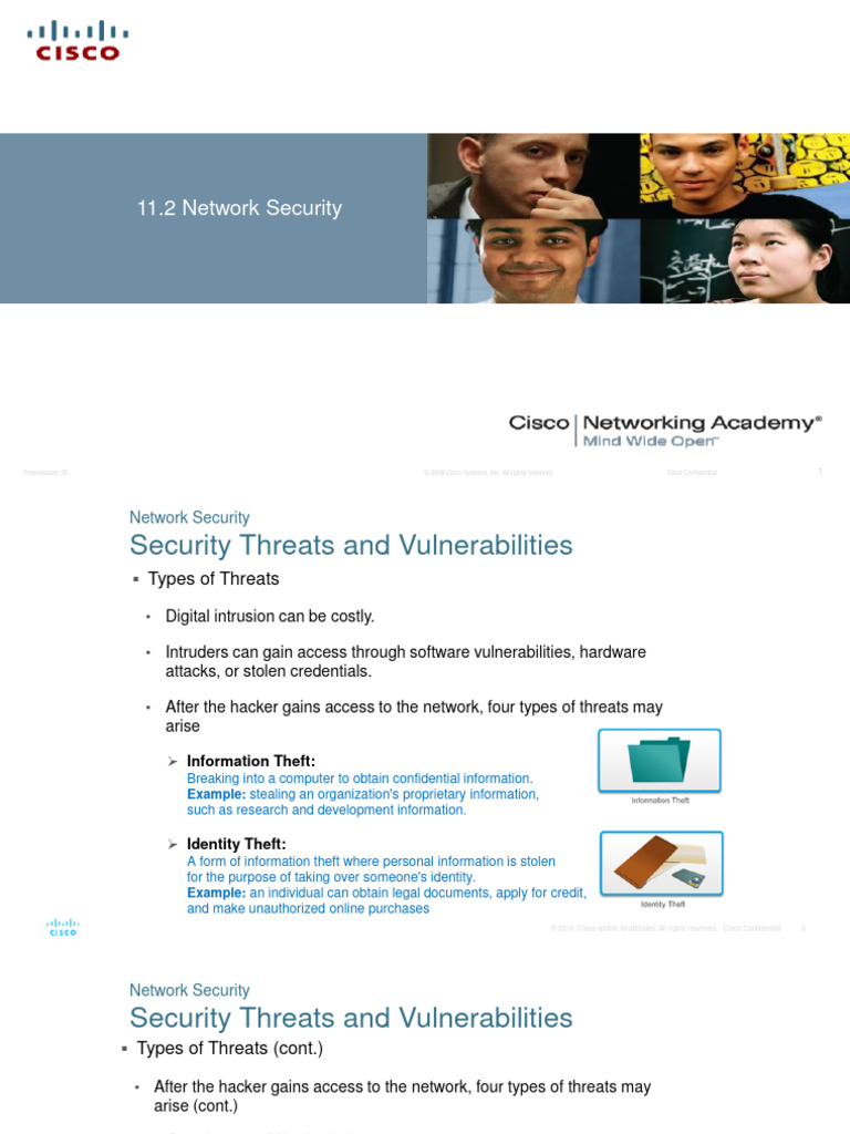 21 - CCNA 200-301 #Network Security # | PDF | Denial Of Service Attack | Security