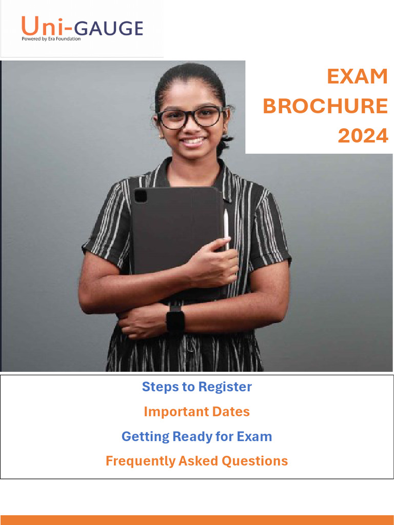 Unigauge 2024 Exam Brochure | PDF | University And College Admission ...