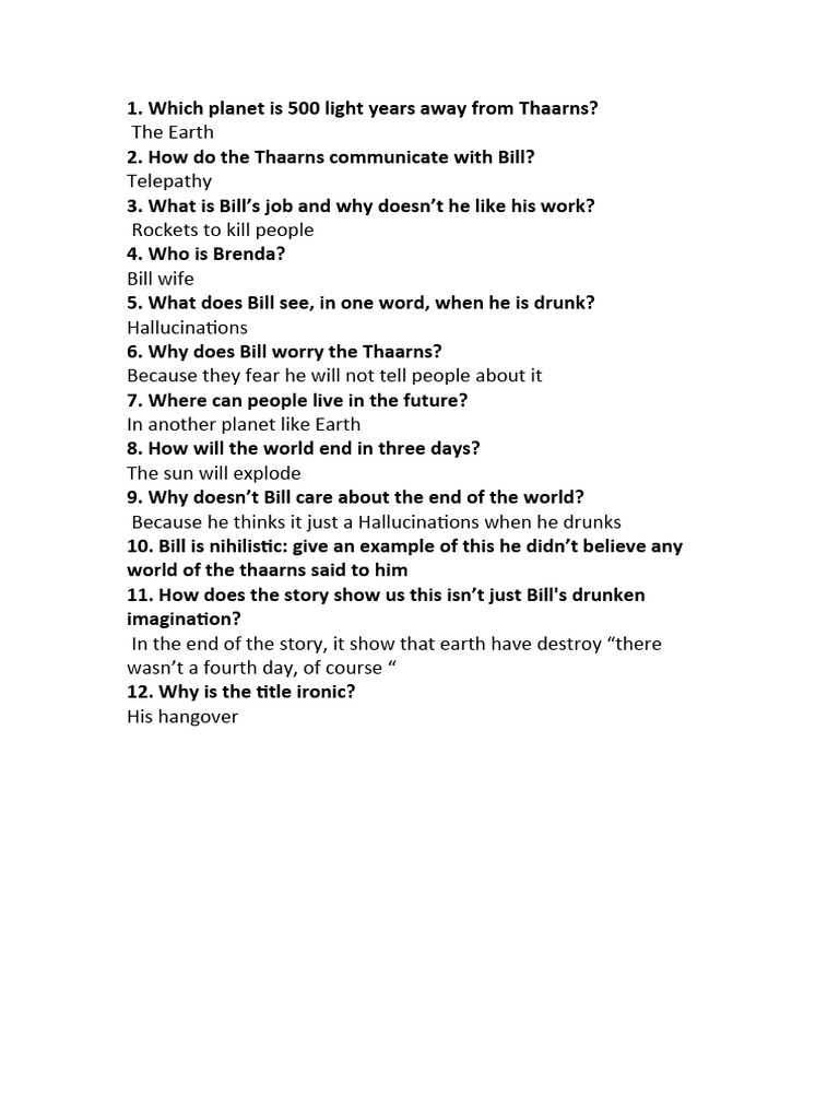 Clark Questions | PDF