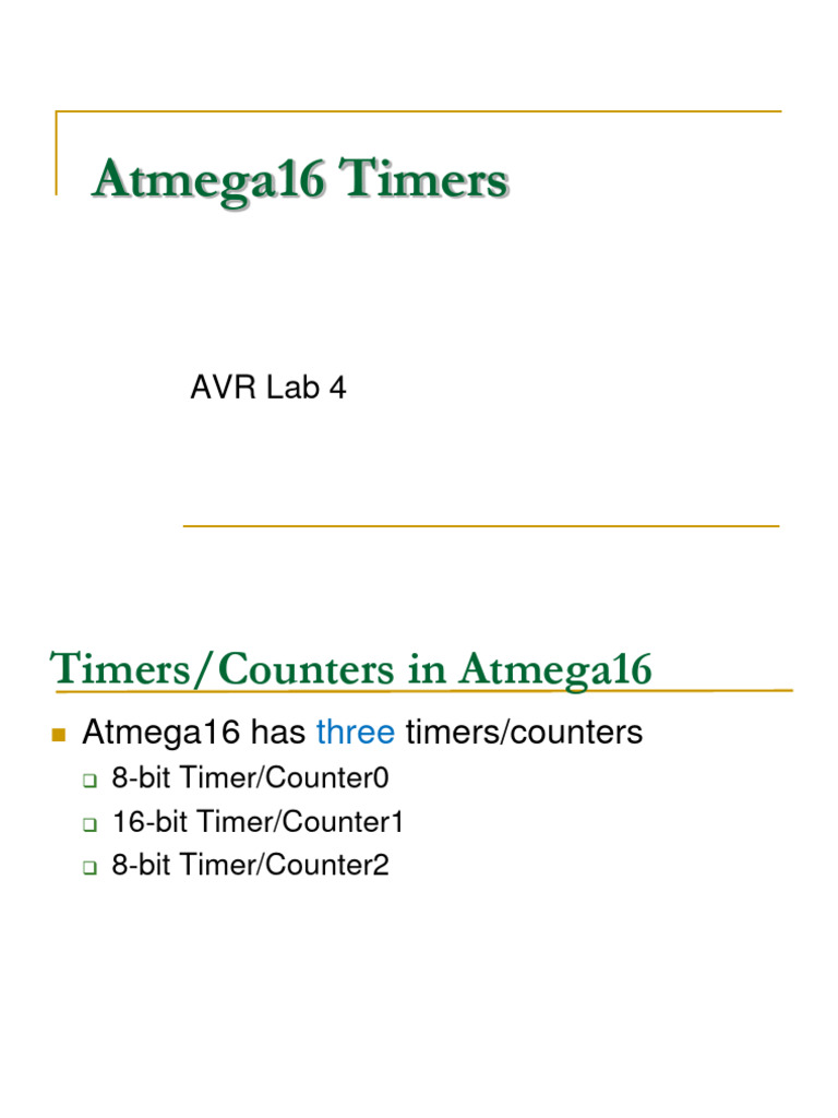 AVR Timers0 | Download Free PDF | Computer Science | Electronic Engineering