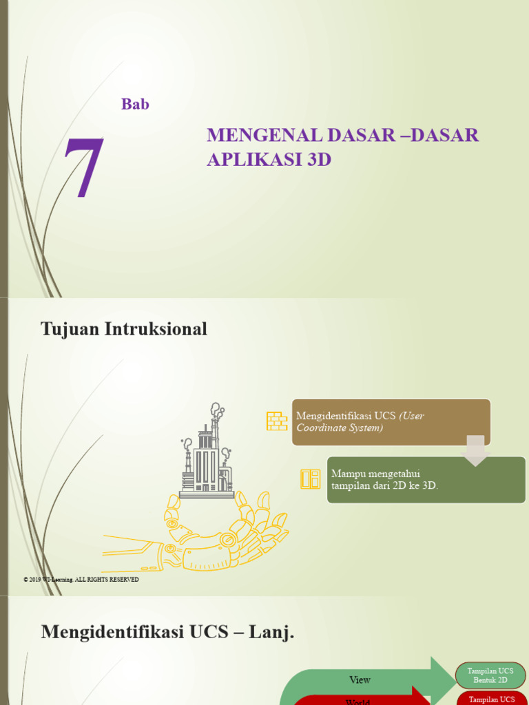 BAB 07 MENGENAL DASAR-DASAR 3D | PDF | Elementary Geometry | Elementary Mathematics