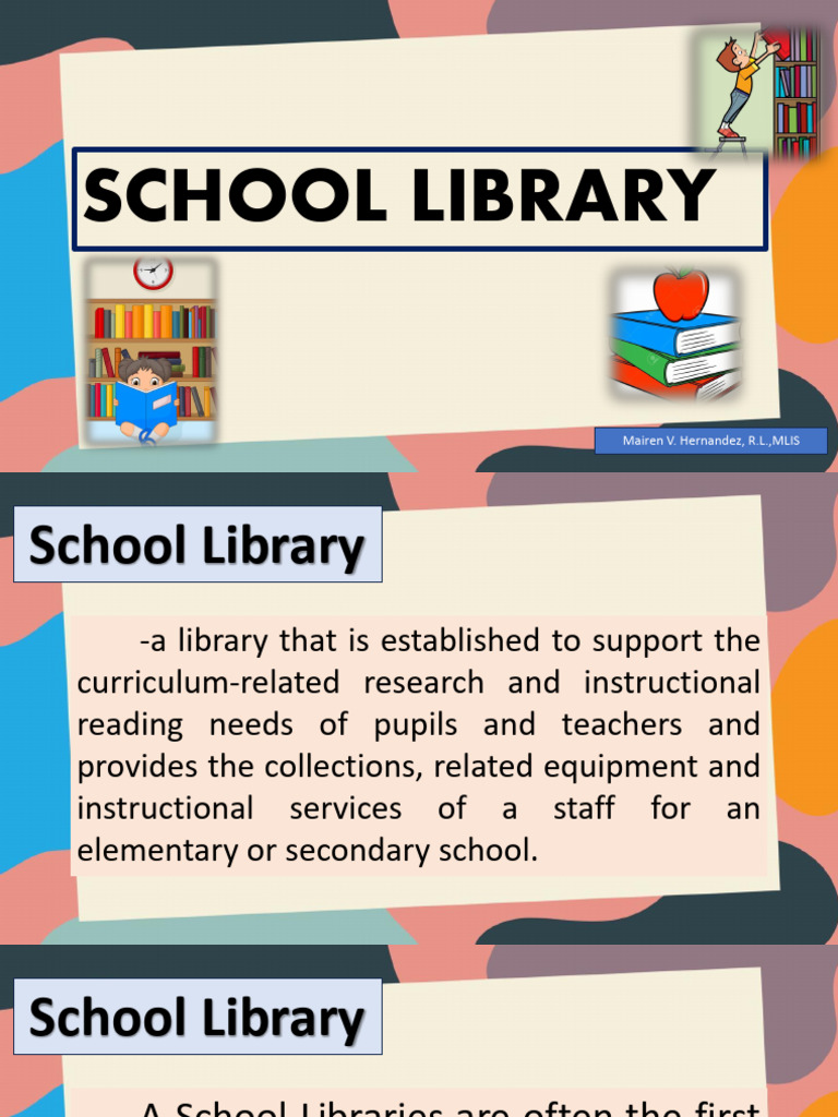 School Library | PDF | School Library | Libraries