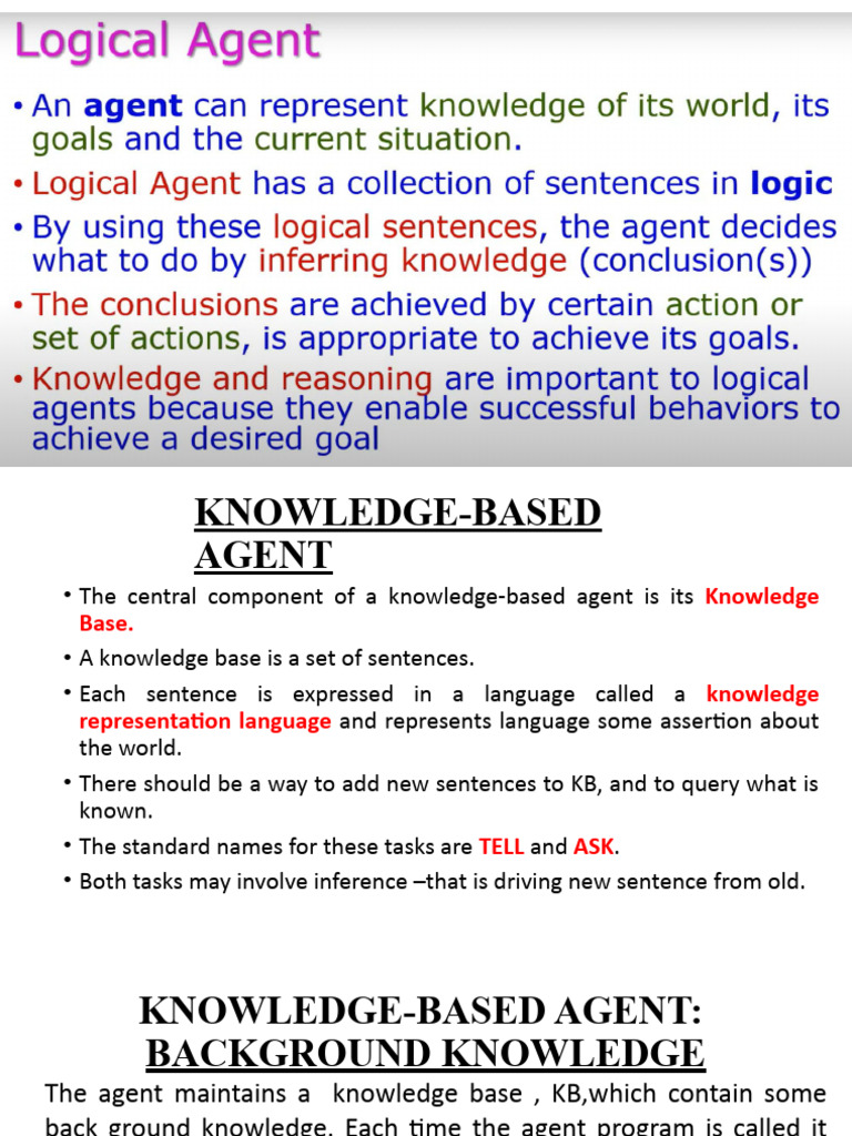Logical Agents | Download Free PDF | Cognitive Science | Cognition