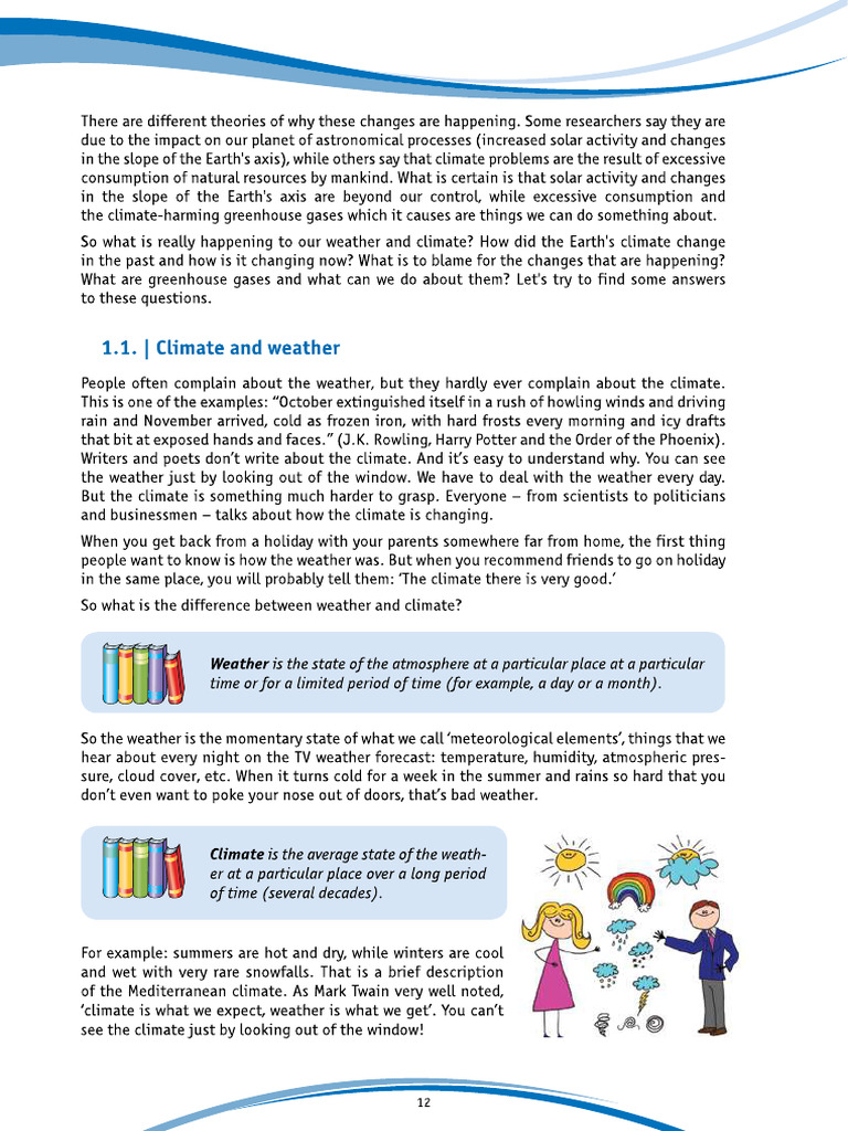 Climate Change - Lesson 2 | PDF