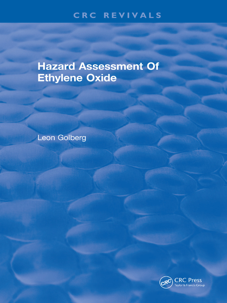 Golberg, Leon - Hazard Assessment of Ethylene oxide-CRC Press (1986 ...