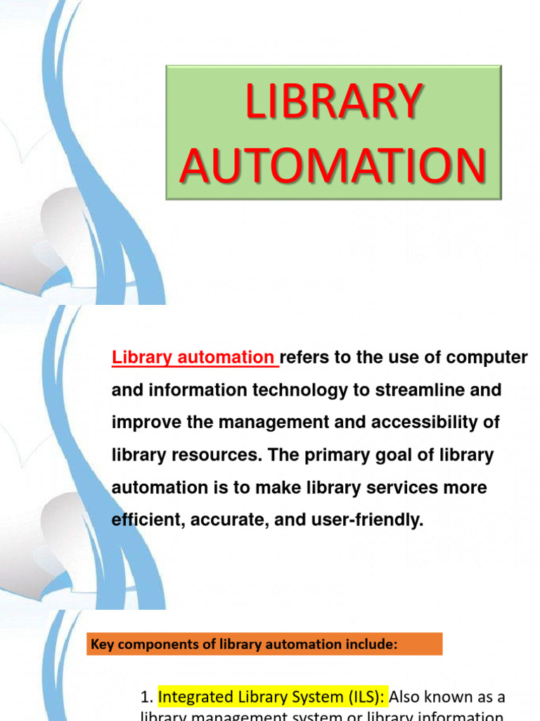 Library Automation | Download Free PDF | Libraries | Automation