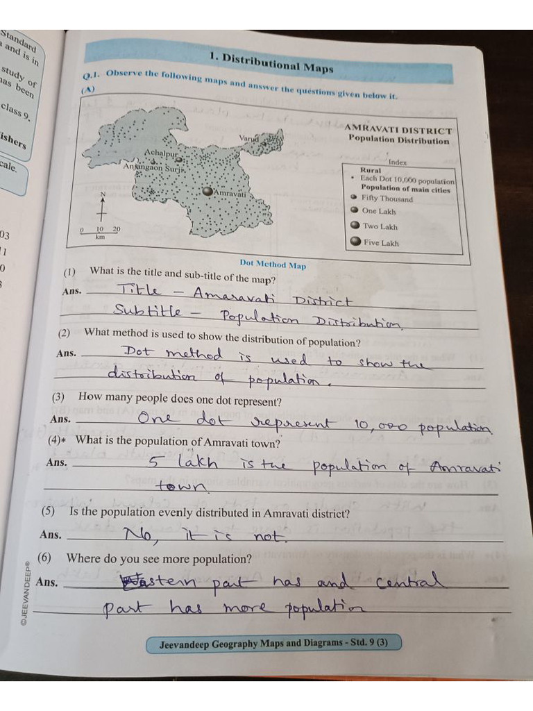 STD 9th Map and Diagram Notes | PDF