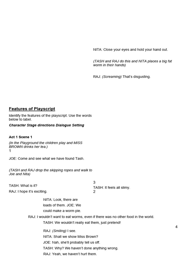 Feautres of PlayScript | PDF