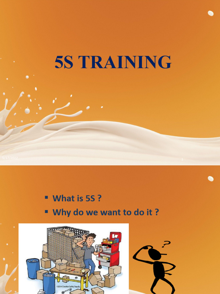 5S Training | PDF | Lean Manufacturing