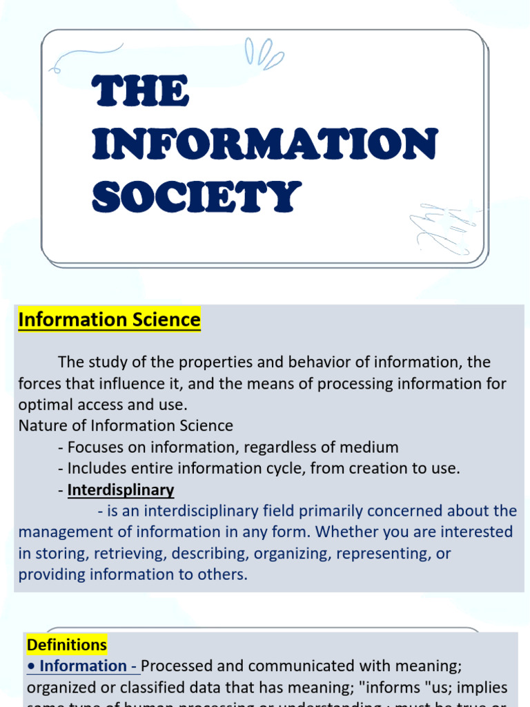 The Information Cycle | PDF | Information | Data