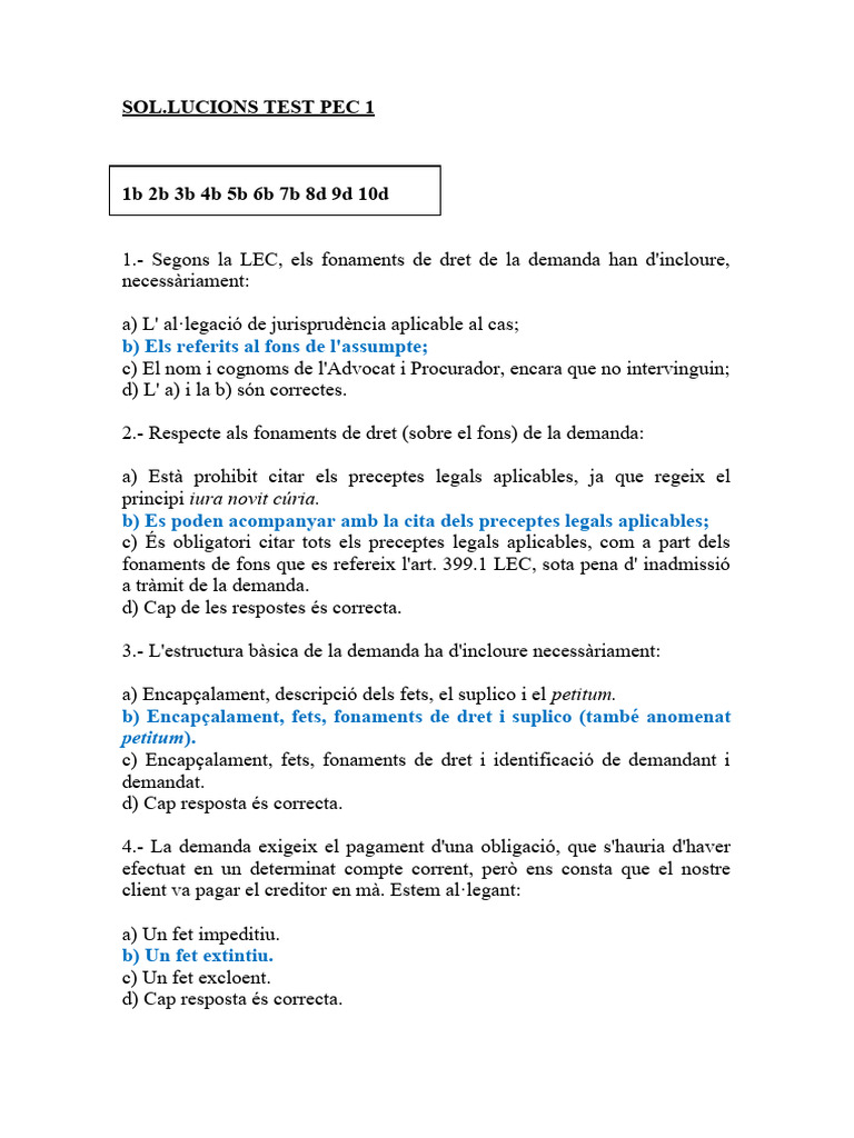 PAC1 - Sol Test | PDF