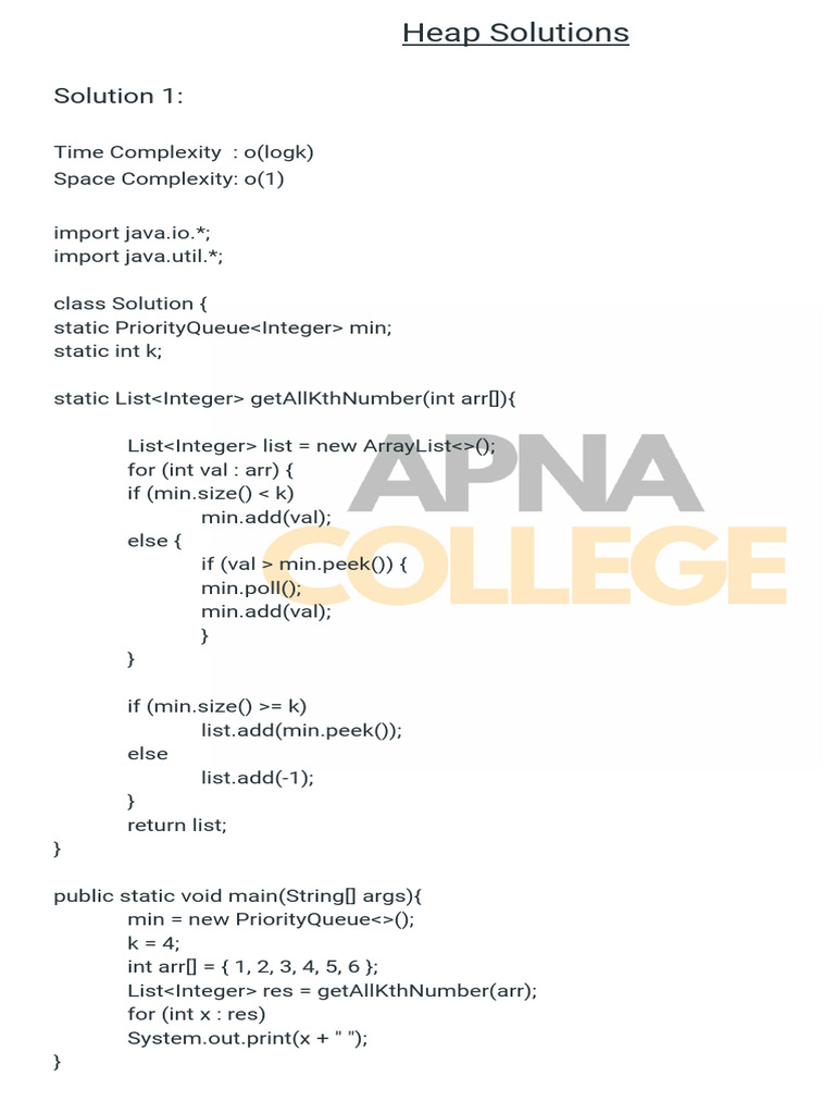 34.16 - Heap Solutions | PDF | Computing | Computer Science