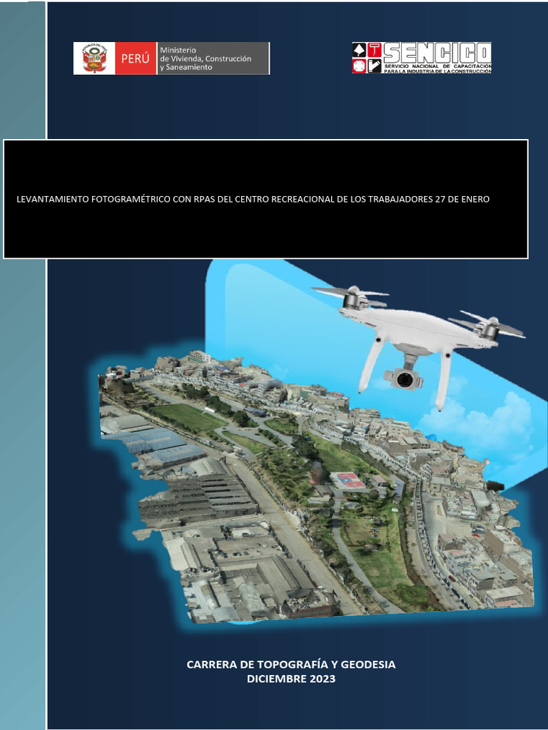Levantamiento Fotogramétrico con Dron | PDF | Topografía | Geodesia