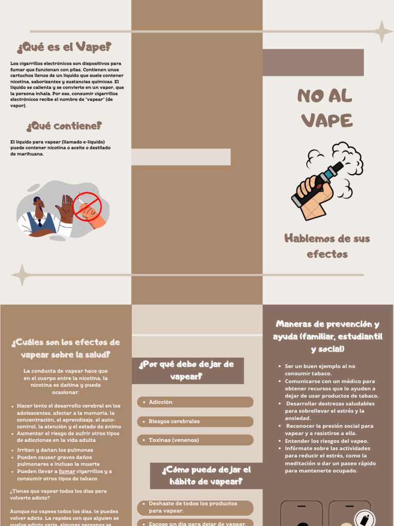 No al vape | PDF | Cigarrillo electrónico