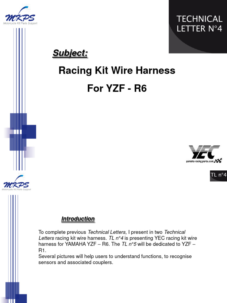 YEC_Technical_letter_n4 | PDF | Throttle | Vehicle Parts