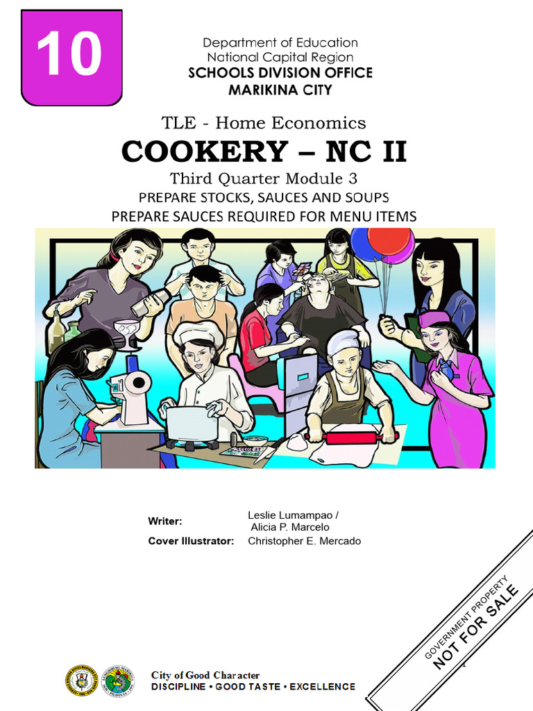 Module 3 TLE Cookery NCII Grade10 QTR3 Module 3 | PDF | Sauce | Starch