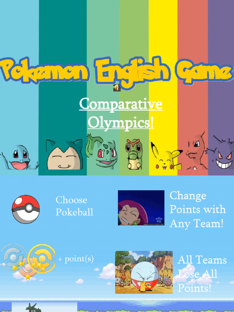 3rd - Superlative Olympics - Pokemon | PDF