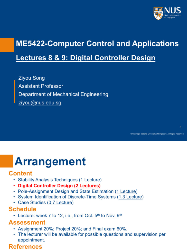 2&3. Digital Controller Design | PDF | Control Theory | Applied Mathematics
