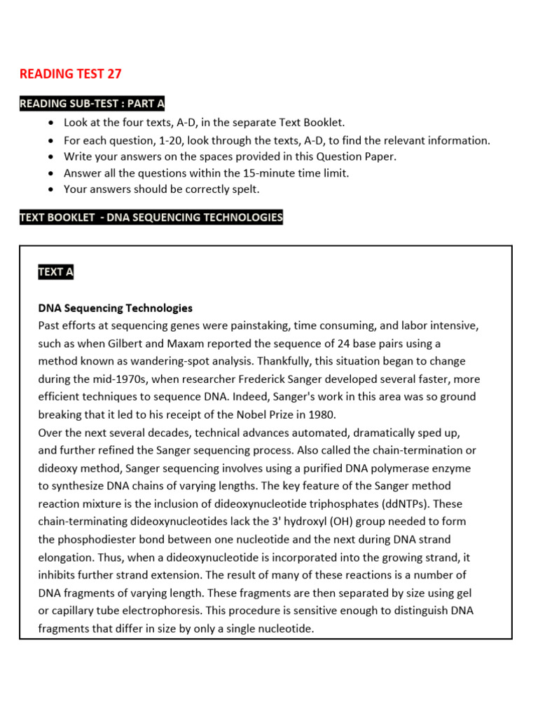 Dna Sequencing Technologies Reading | PDF | Dna Sequencing | Hypertension Dna Sequencing Technologies Reading | PDF | Dna Sequencing | Hypertension