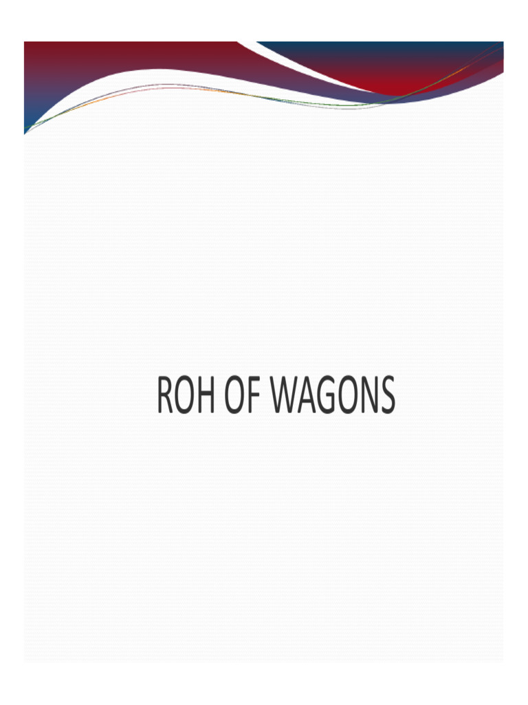ROH of WAGONS (Compatibility Mode) | PDF | Vehicle Technology | Rail ...