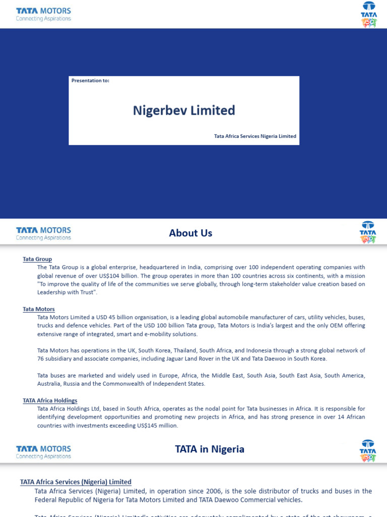 Nigerbev Proposal | PDF | Truck | Motor Vehicle