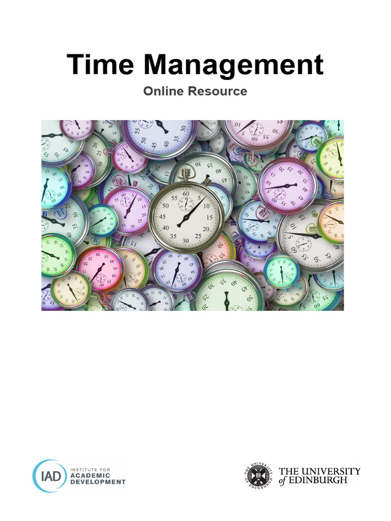 Time Management Online Resource FINAL | Download Free PDF | Time ...