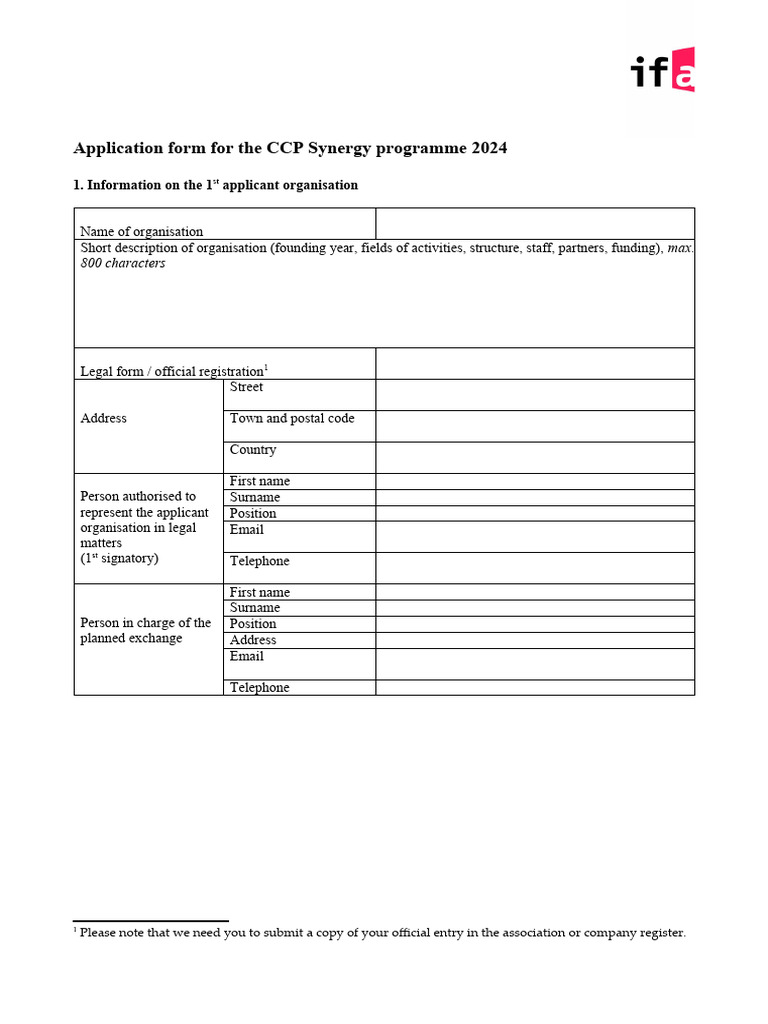 CCP_Synergy_Application_Form_2024 | PDF