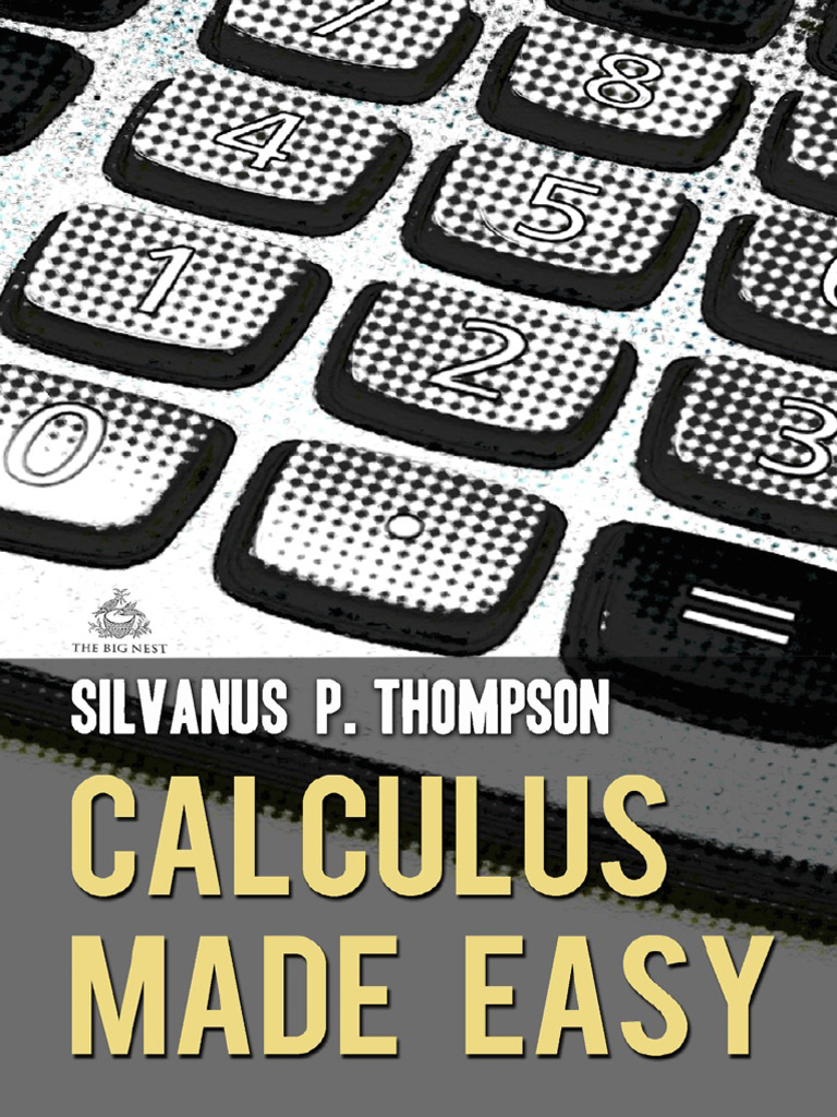Calculus Made Easy Another Version Pdf